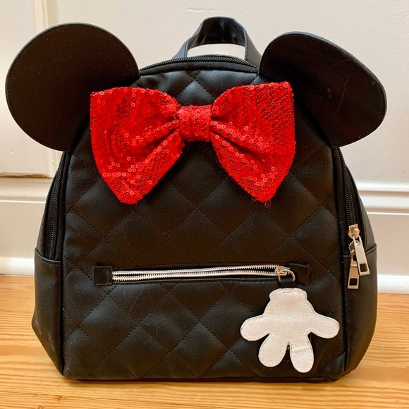 Bags | Small Minnie Mouse Sequin Backpack | Poshmark